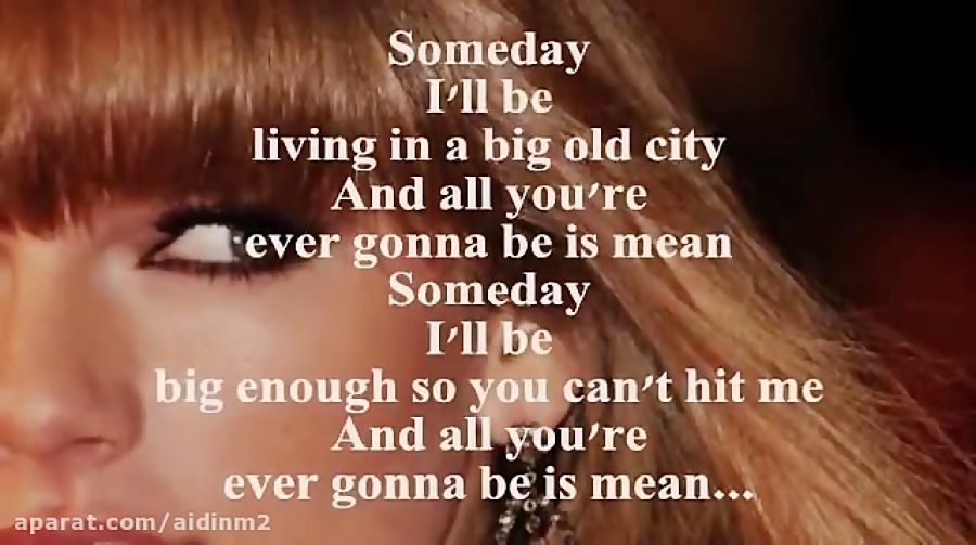 TAYLOR SWIFT - MEAN (Lyrics)