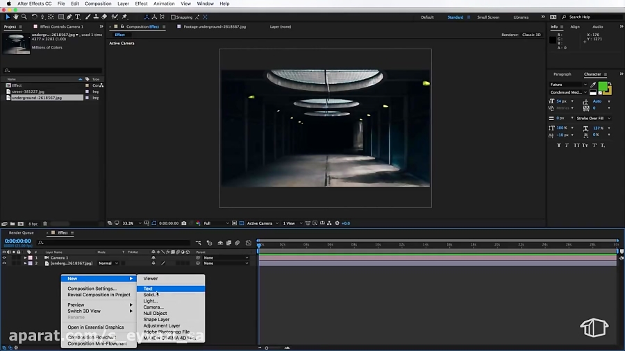 2D to 3D Projection mapping Tutorial for Adobe After Effects
