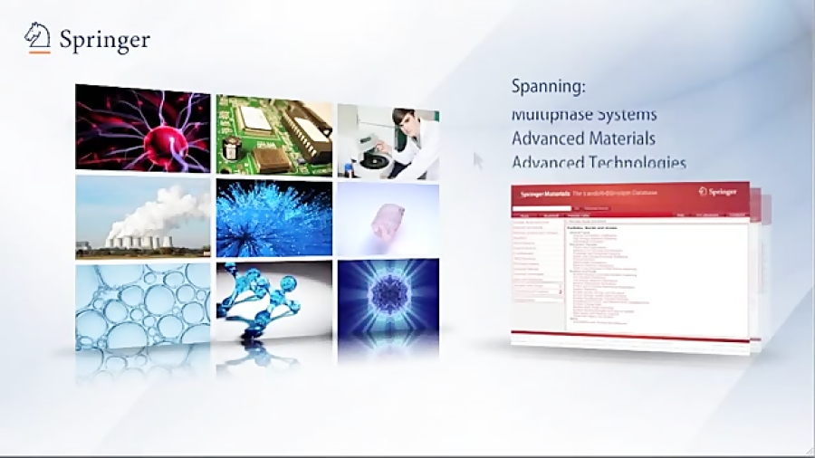 پایگاه اطلاعاتی SpringerMaterials بخش 1