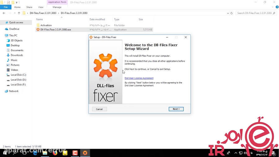 آموزش کرک کردن DLL-Files Fixer