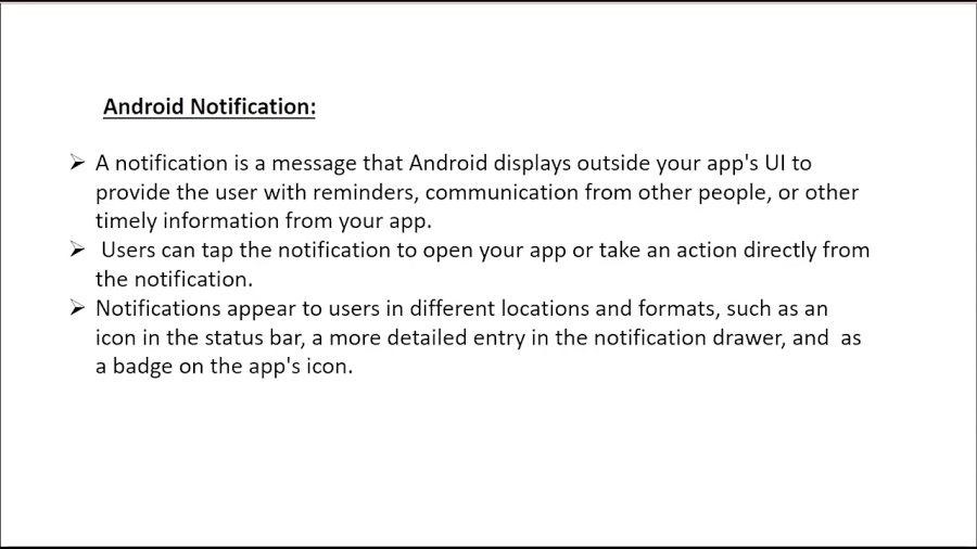 Android tutorial (2018) - 43 - Introduction to Android Notifications