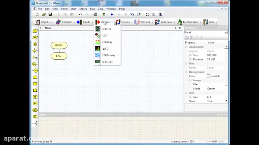 Flowcode Training video 17 Strings