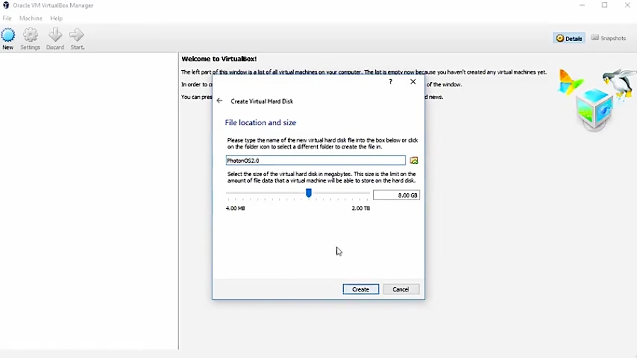 VMware Photon OS 2.0 Installation Overview on Oracle VirtualBox [2017]