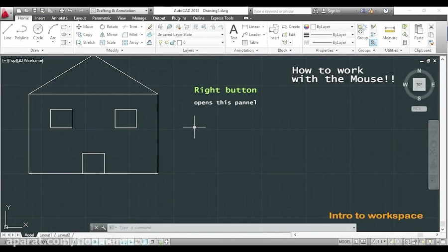 AutoCAD - Complete Tutorial for Beginners - Part 1
