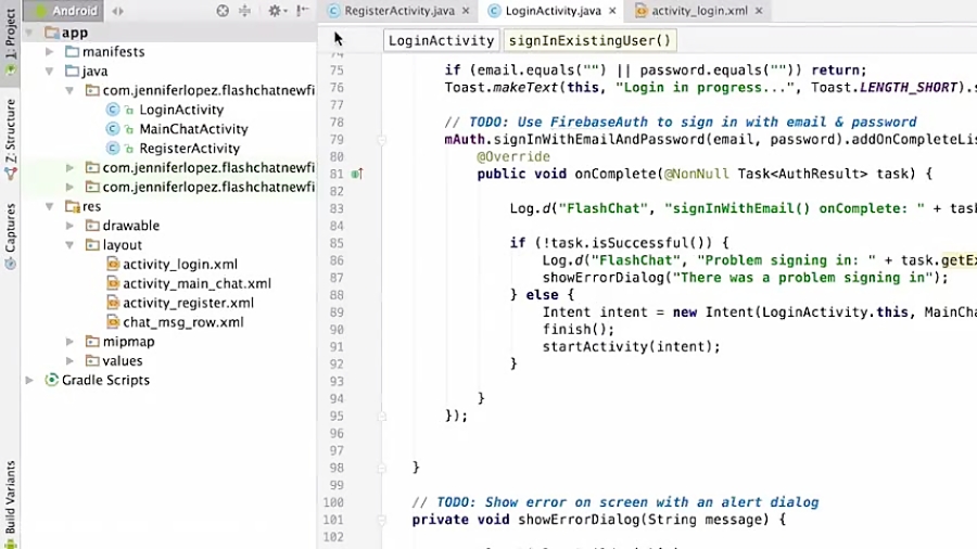 158 Retrieve the Locally Stored Data -android app development