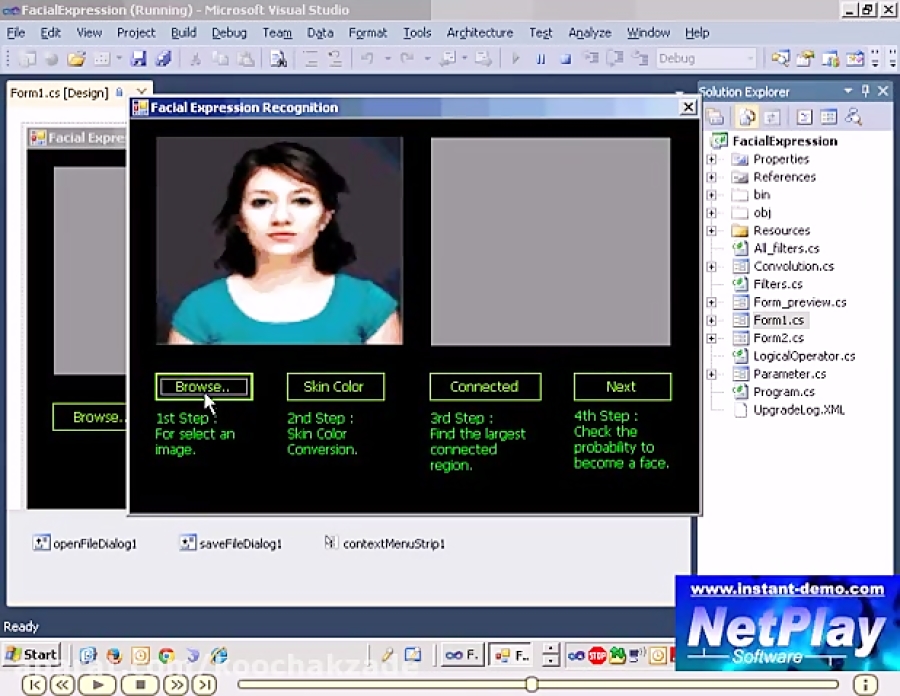 Facial Expression Recognition project demo by programmer2programmer.net