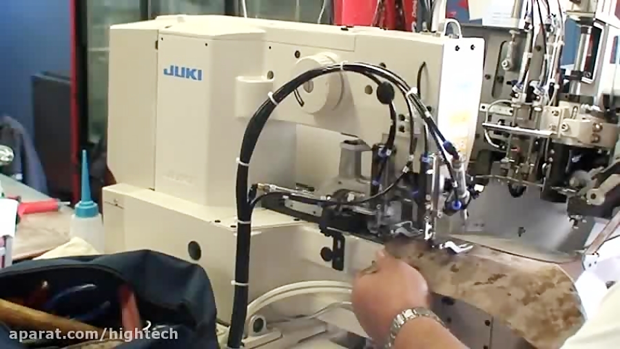 JUKI MOL-254 - AUTOMATIC MILITARY BELT LOOP MACHINE