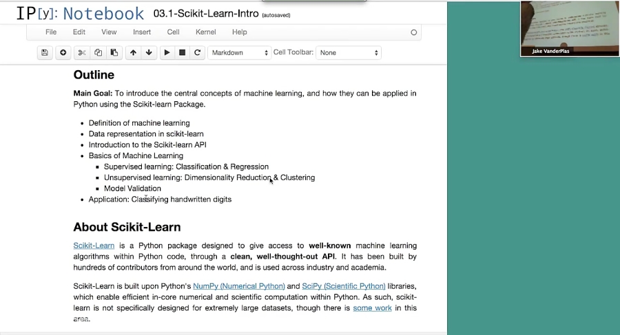 Jake VanderPlas: Introduction to Machine Learning in Astronomy with scikit-learn in python