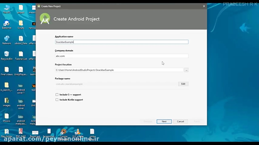 Android tutorial (2018) - 58- Pop Up Message Using Snackbar