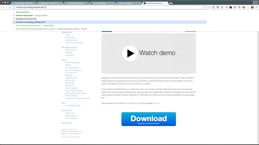 Atom Editor Tutorials #10 - Emmet For Fast HTML CSS