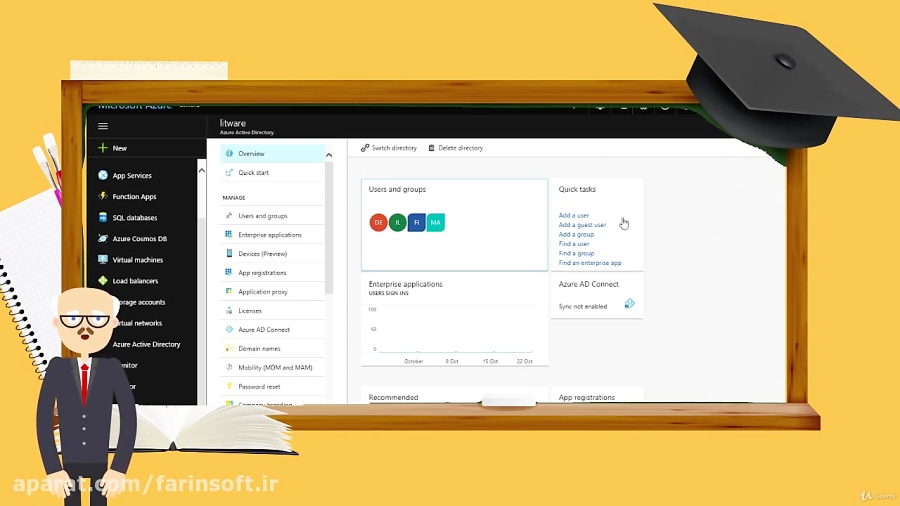 آموزش کار با Microsoft Azure Active Directory