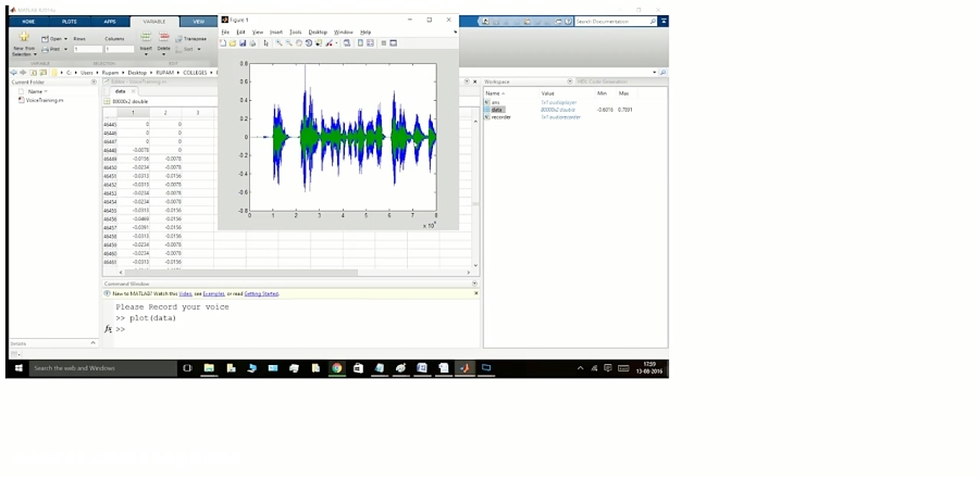 Simple Voice Biometric[Speaker Recognition] in Matlab from Basics