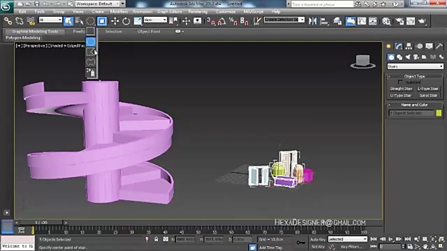 3Ds Max Tutorials - part8: Selecting Objects creating shapes 3Ds Max Tutorials - part8: Selecting Objects creating shapes
