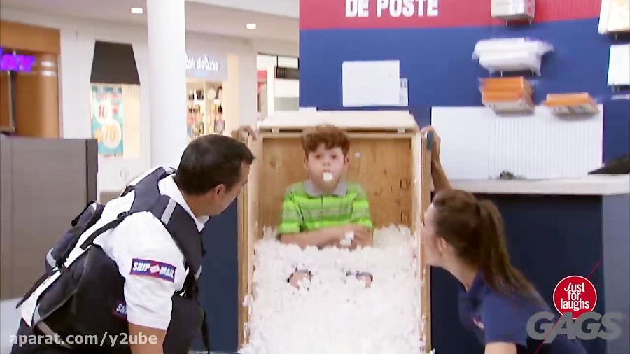 MAILING KIDS In Boxes Pranks