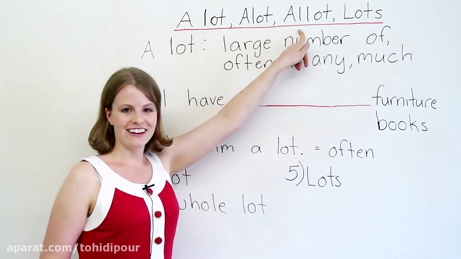 A lot, alot, lots, allot