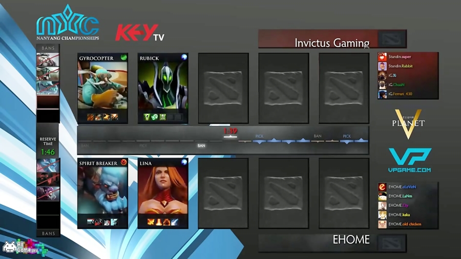 قسمت اول بازی دوم فینال - iG vs EHOME