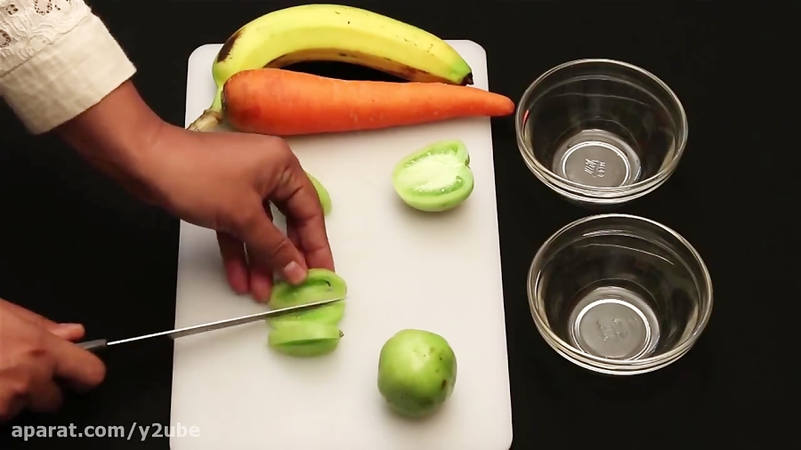 Banana decoration fruits carving - how to make banana garnishes ...