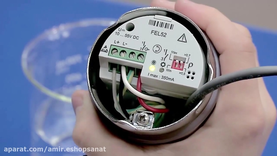 Liquiphant M FTL51 with FEL52 Electronics Setup