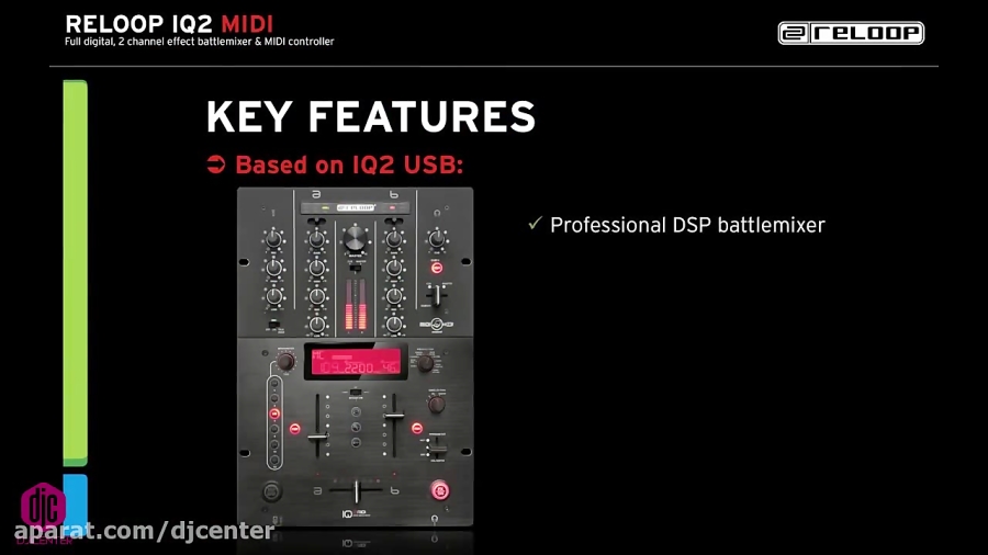 معرفی میکسر دی جی RELOOP IQ2 MIDI