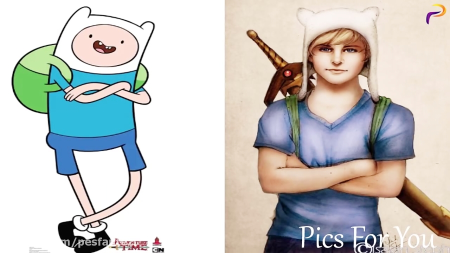 Cartoon Characters Human Version