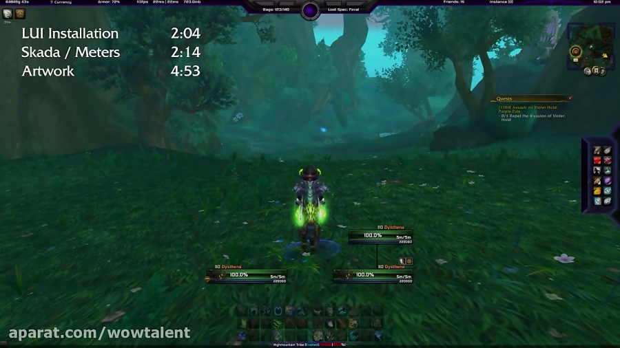 WoW LUI Setup - UI Addons for World of Warcraft (7.3.5)