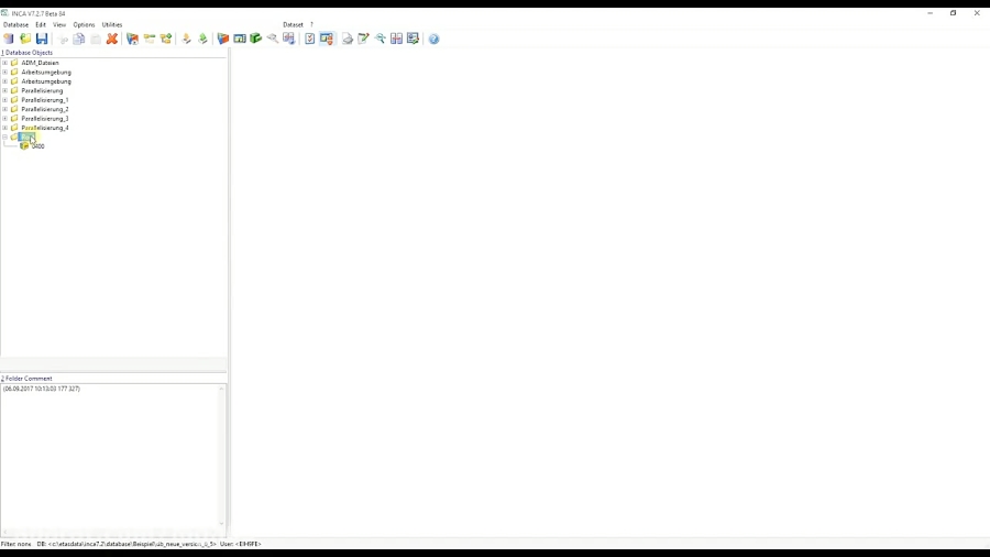 INCA V7.2: How to extend the size of existing databases in INCA V7
