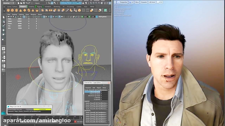 Connecting Maya to Unreal with Live Link | GDC 2018 | Unreal Engine