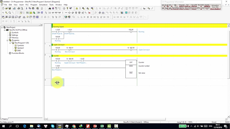 آموزش plc omron قسمت سوم