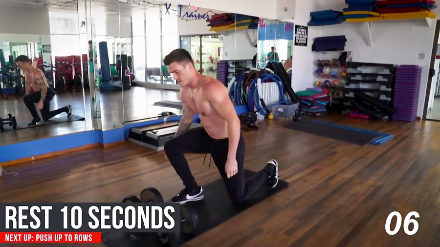 V Shred | 4 Minute Full Body Workout Dumbbells Only!