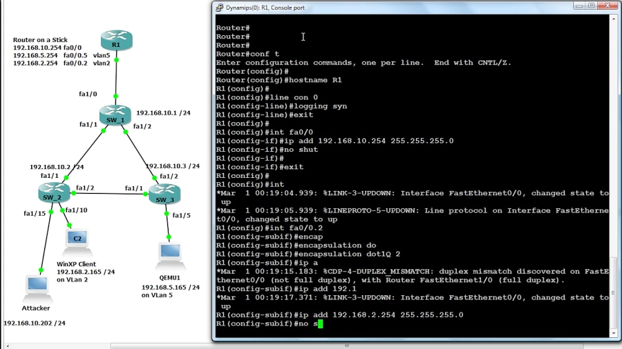 BASIC CISCO SWITCH CONFIGURATION
