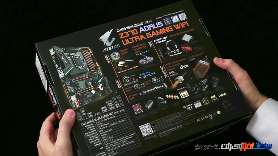 آنباکسینگ مادربرد GIGABYTE Z370 AORUS ULTRA GAMING WIFI