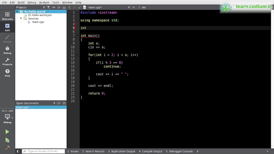آموزش C - درس ۱2