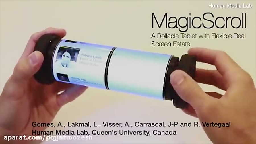 MagicScroll ؛ اولین تبلت رول شونده