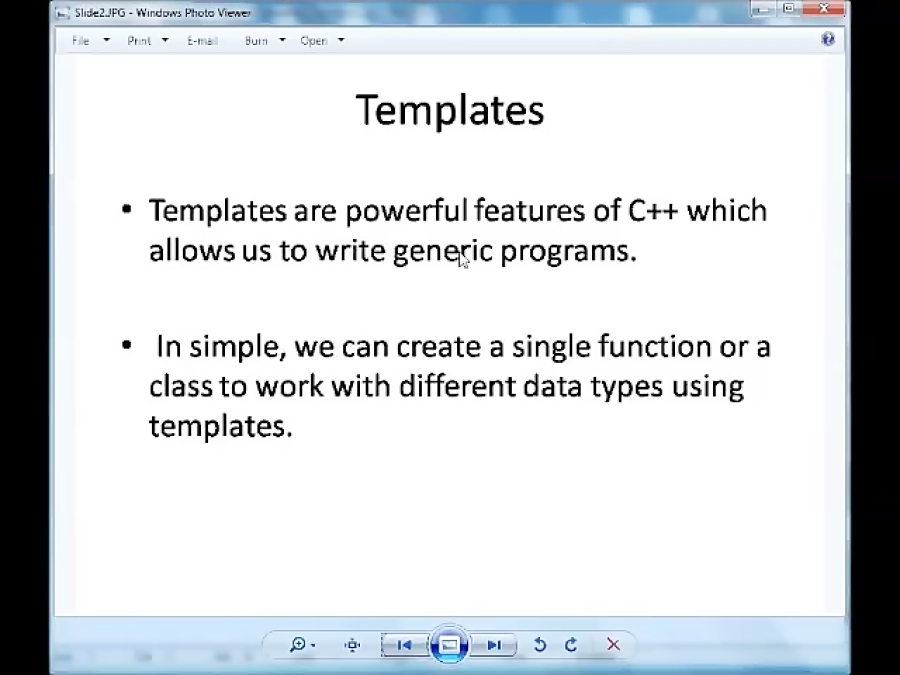 Introduction To Template In C Part 1