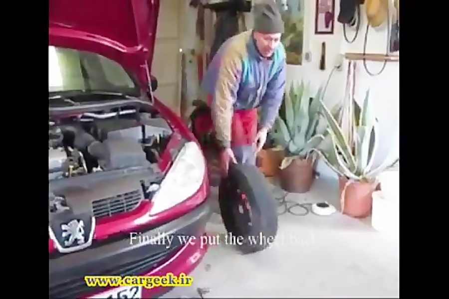 آموزش تعویض تسمه تایم پژو 206 تیپ2 موتور 1400 TU3