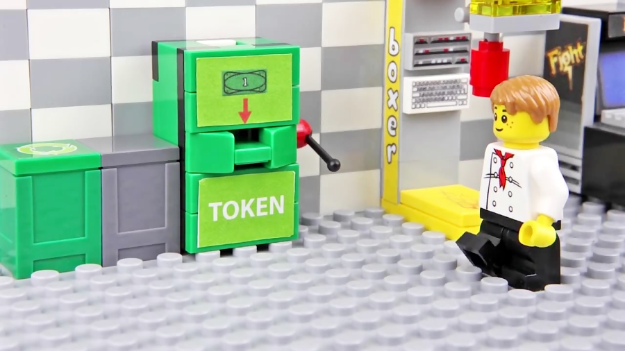 Lego Arcade Game - Motocross Race