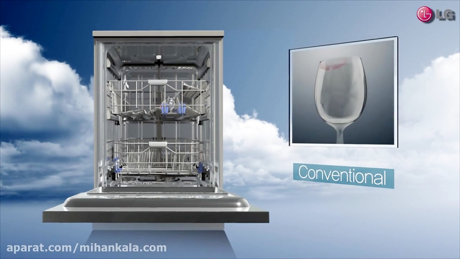 ماشین ظرفشویی ال جی مدل D1464CF