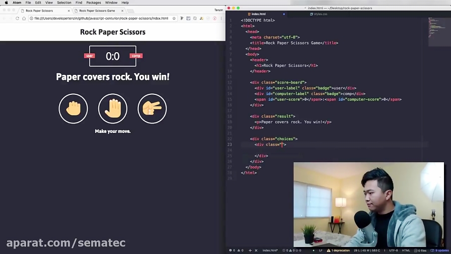 How to Build a Rock Paper Scissors Game with Html, Css, and Javascript
