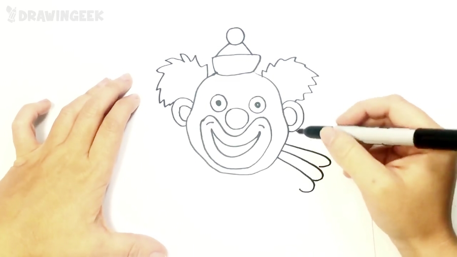 How to draw a Clown Step by Step | Clown Drawing Lesson
