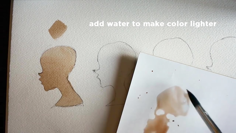 How to Mix Skin Tones (Watercolor) SPEEDPAINT