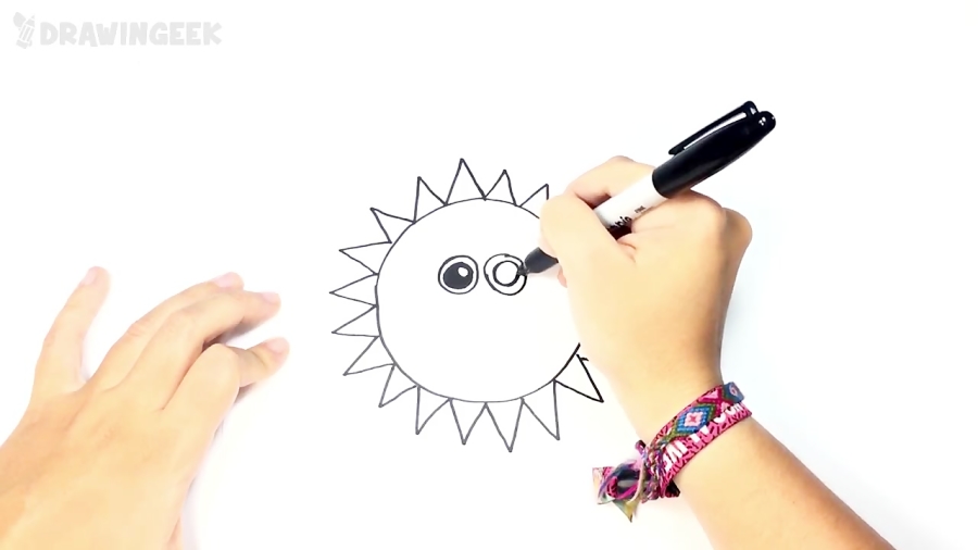 How to draw The Sun Step by Step | Sun Drawing Lesson