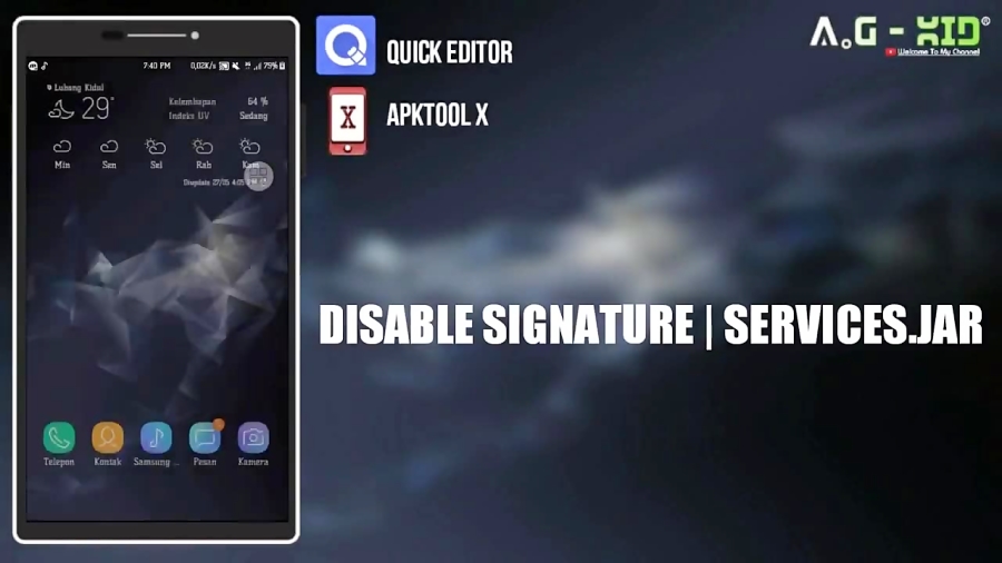 Disable Signature Services.jar Android Nougat 7.1