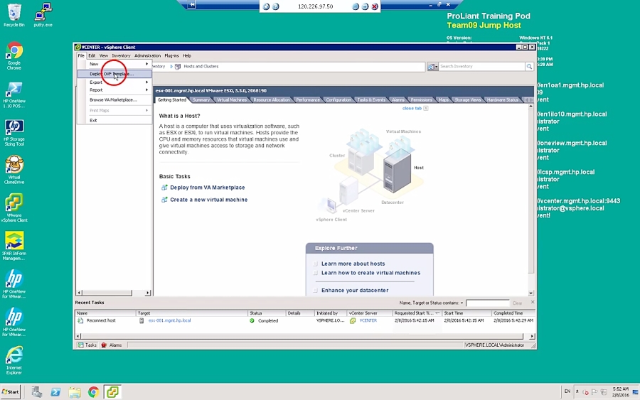 HPE OneView Demo 1 - Introduction