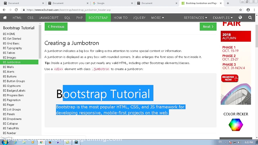 فیلم شماره 10 جلسه دوم bootstrap 3