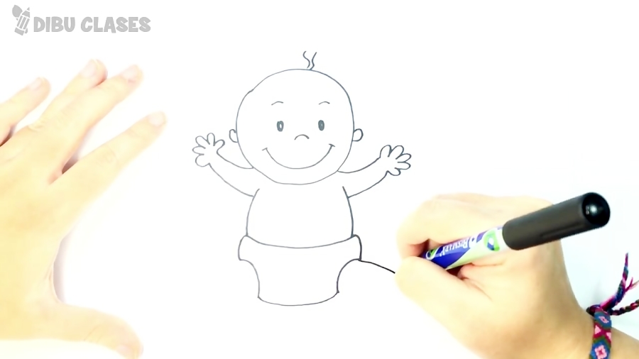 How to draw a Baby | Baby Easy Draw Tutorial