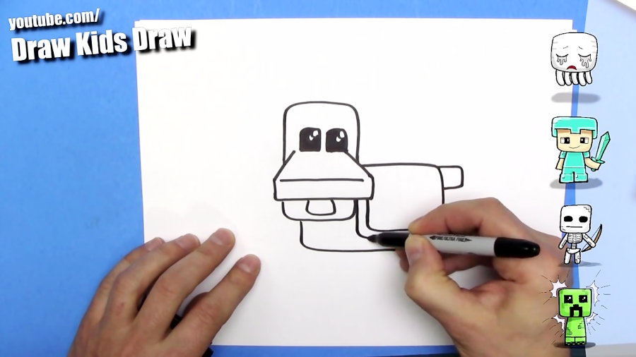 How To Draw A Minecraft Diamond Drawkidsdraw