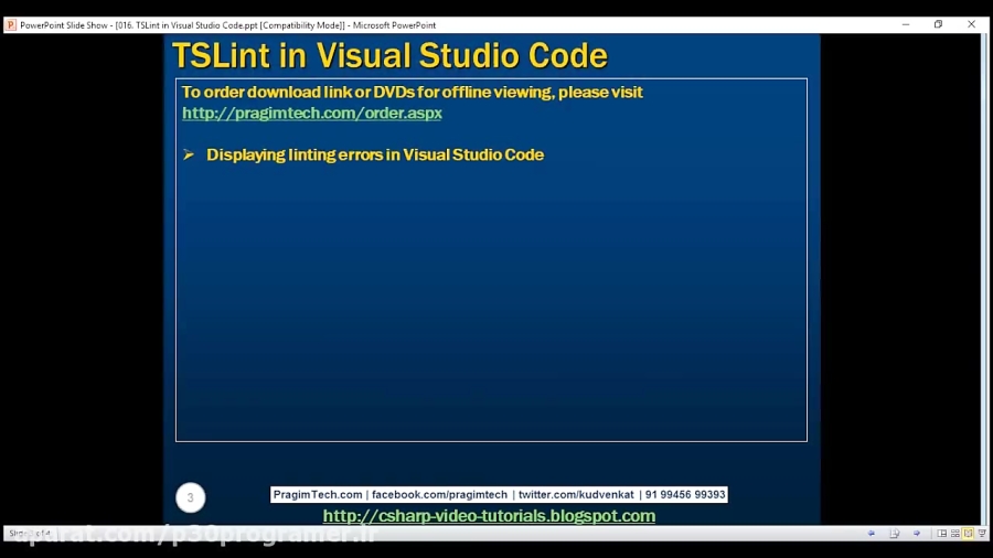 16 TSLint in Visual Studio Code