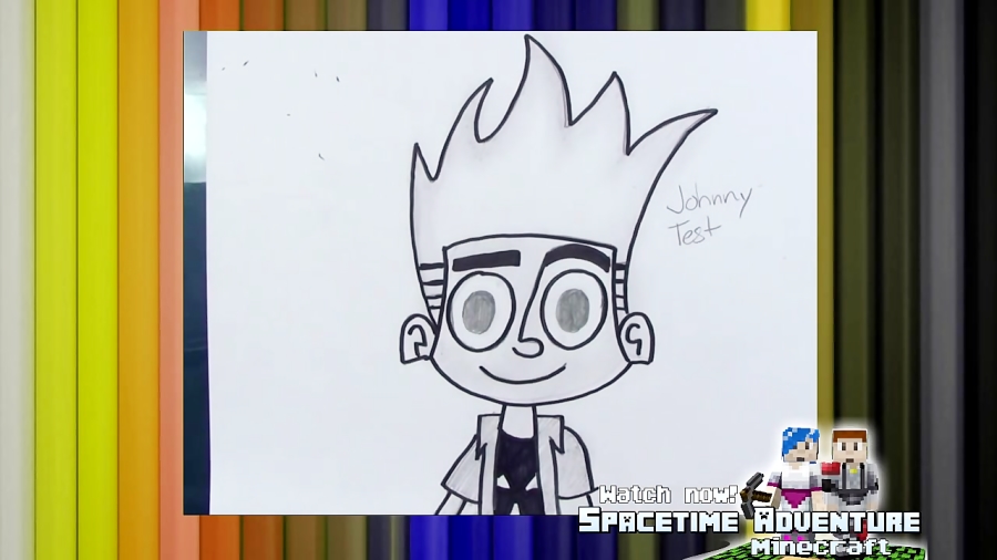 How To Draw Johnny Test - Step By Step