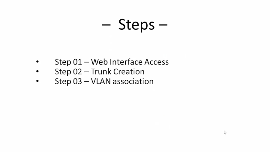 HP Switch - Trunk Configuration (JE009A)
