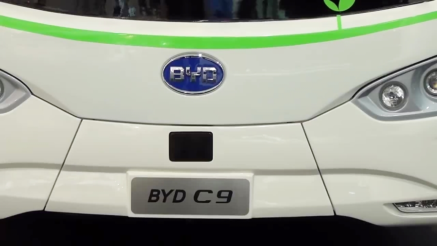 BYD C9 Electric Coach Bus Exterior and Interior
